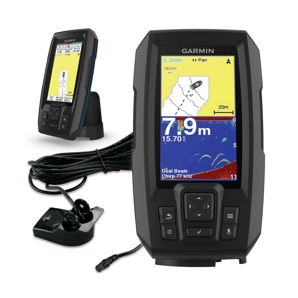 Garmin 010-01870-01 Striker Plus 4 Fishfinder with 77/200kHz Transducer 60320415