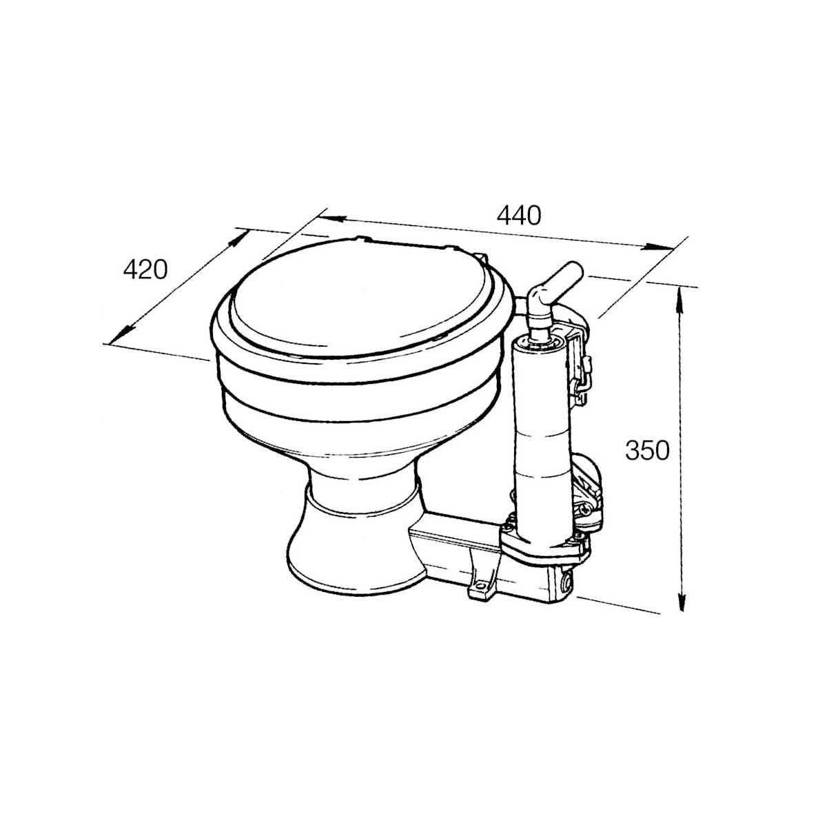 RM69 Regata Manual Toilet MT1322111