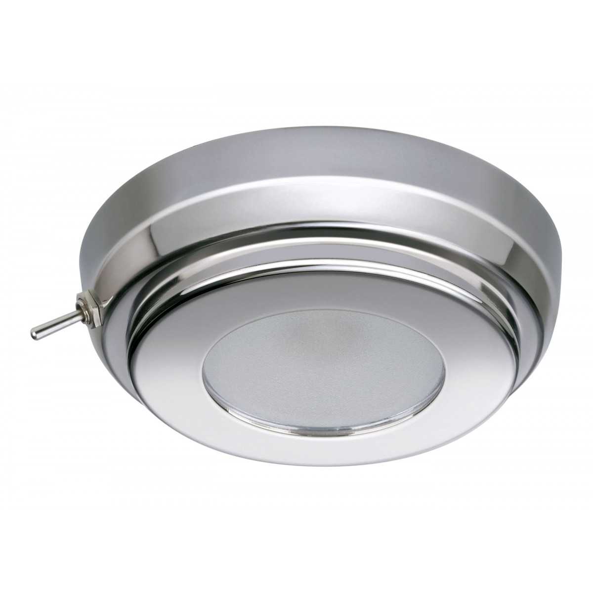 Quick TIM CS 2W 10-30V Polished Stainless Steel LED Ceiling Light with ...
