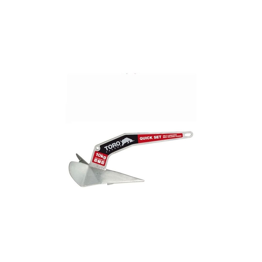 Galvanised Steel Toro 16kg Anchor. Length 810mm. Width 360mm. For motor ...